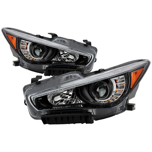 xTune 14-17 Infiniti Q50 Sedan HID (w/o Adaptive) Projector Headlights ...