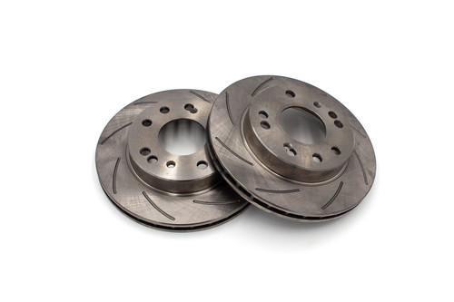 ROFU - Max Street Friction Slotted Front Rotors Nissan 240SX S13 / S14 ...