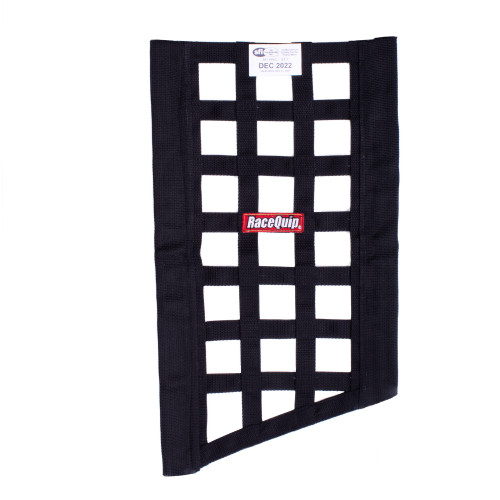 RaceQuip SFI 27.1 Rated Ribbon Style Funny Car Window Net / Black 22 to ...