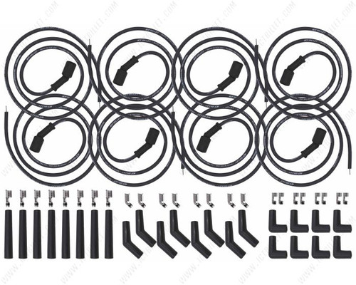 Ict Billet Ls Lt Swap Universal Spark Plug Wire Set Remote Coil Spiral
