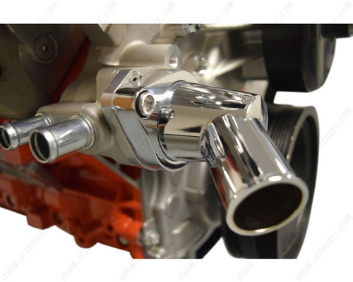 ICT Billet LS Gen 3 Water Pump To SBC Thermostat Housing Adapter Water ...