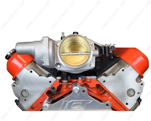 ICT Billet LS4 Intake Manifold to LS3 DBW Throttle Body - Adapter Plate ...