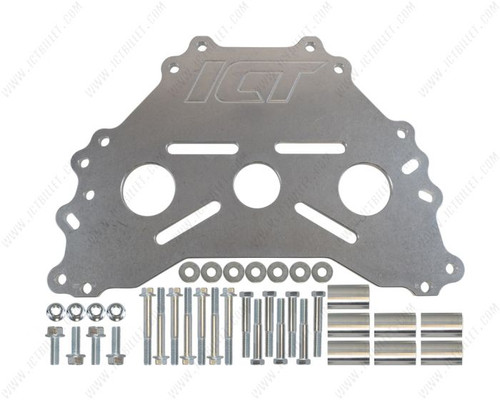 ICT Billet Engine Safe - Stand Adapter Plate Ford BBF SBF Modular ...