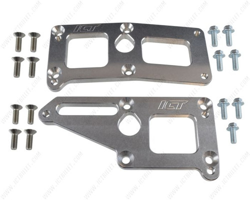 ICT Billet CTSV to Truck Engine Block Mount Adapter CTS-V Swap Plates ...