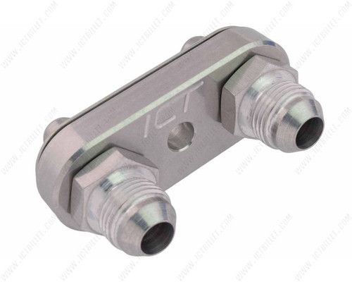 ICT Billet 6L80E 6L90E 8L90E Transmission Cooler Line Adapter Plate ...