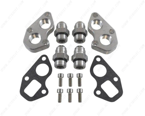 ICT Billet Gen V LT Remote Water Pump Mounting Plates Kit w/ -12AN ...