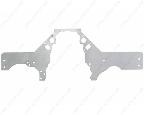 ICT Billet LS Front Engine Plate for 1979-2004 Fox Body SN95 New Edge ...