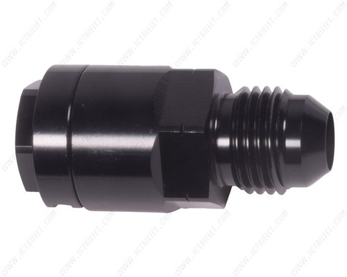 ICT Billet Threaded Fuel Rail Quick Connect Fitting -Line Adapter -6AN ...