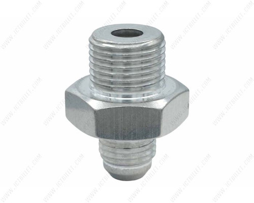 ICT Billet Straight M12x1.5mm Metric Thread to 6AN Bosch 044 Fuel Pump ...