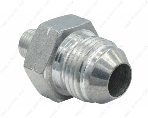 ICT Billet Straight M10-1.0mm Metric Thread to 8AN Flare Fitting - Enjuku Racing