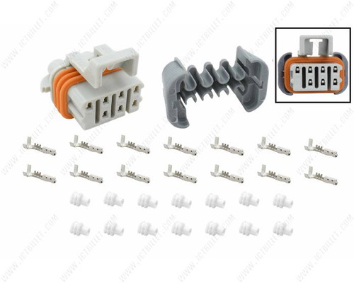 ICT Billet LS Ignition Coil Wire Harness Female Connector Component Kit ...