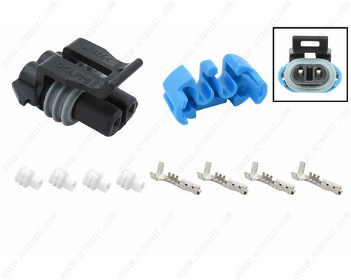 ICT Billet LS Gen 3 2-Wire Knock Sensor Harness Female Connector ...