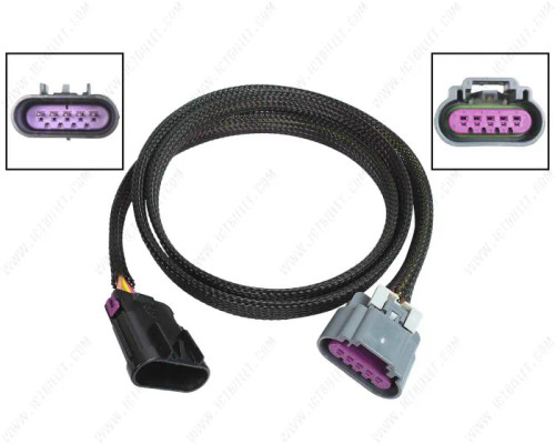 ICT Billet 48" Wire Extension Harness LS Gen 4 MAF Mass Air Flow Sensor ...