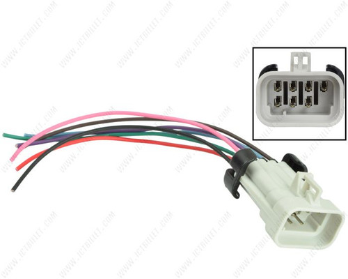 Ict Billet Ls Ignition Coil Wire Main Male Connector Pigtail Harness