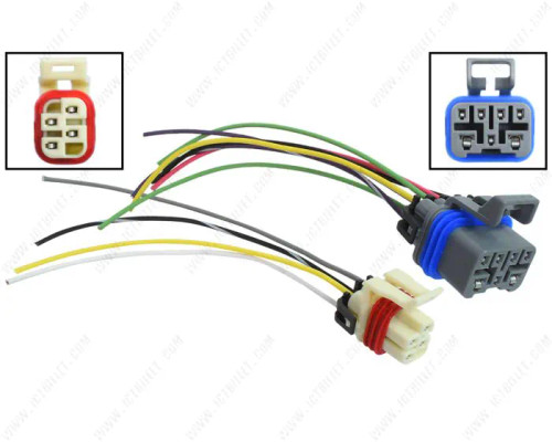 ICT Billet Transmission Wire Pigtail Kit NSS Reverse Light PRNDL Switch ...