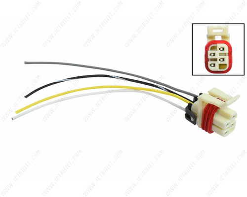 ICT Billet Wire Pigtail Transmission Range PRNDL Sensor GM 4-speed ...