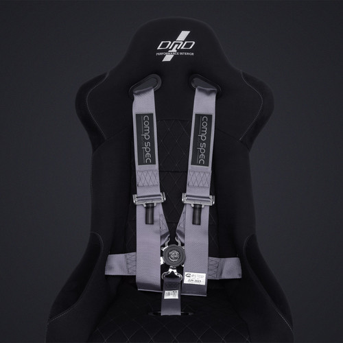 DND Performance Comp Spec SFI Racing Harness Gray - Enjuku Racing
