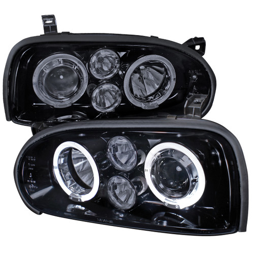 Spec-D 1993-1998 Volkswagen Golf Mk3 Cabrio Dual Halo Projector ...