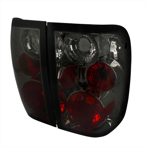 Spec-D 2001-2005 Ford Ranger Tail Lights (Chrome Housing/Smoke Lens ...