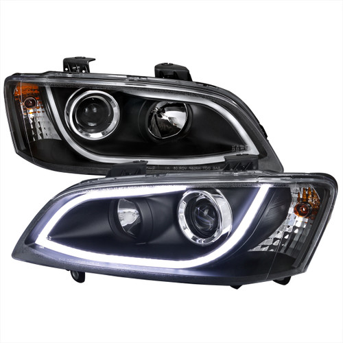 Spec-D 2008-2009 Pontiac G8 LED Bar Projector Headlights (Matte Black ...