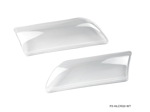 P2M NISSAN R32 SKYLINE CLEAR HEADLIGHT COVERS NISSAN R32 SKYLINE GTR ...