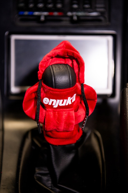Enjuku Racing Mini Shift Knob Hoodie - Red or Pink - Enjuku Racing