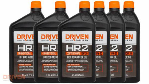 Driven Racing Oil HR2 High Zinc Conventional 10W-30 Quart 6 Pack ...