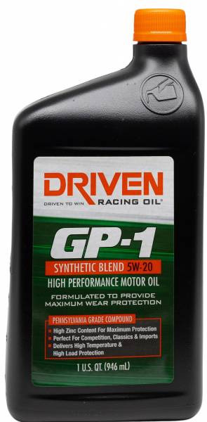Driven Racing Oil GP-1 Synthetic Blend 5W-20 Quart - Enjuku Racing