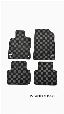 P2M HONDA CIVIC TYPE-R (FL5) 2022+ RACE FLOOR MATS : BLACK / GREY ...
