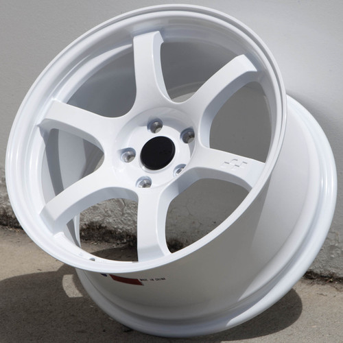 Circuit Performance CSF1 18x9.5 Gloss White 5x114.3 [+38mm] - Enjuku Racing