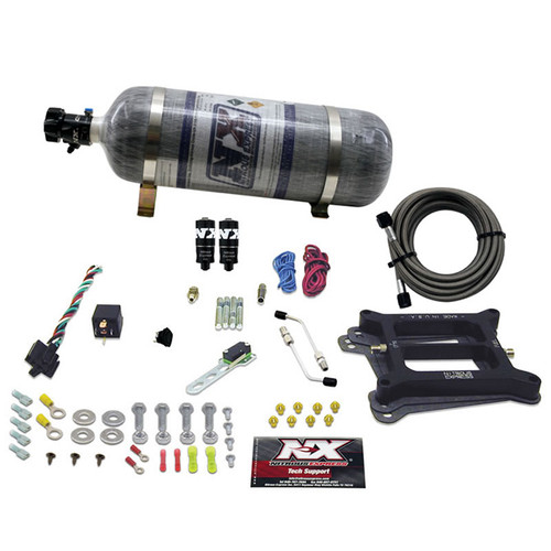Nitrous Express 4150 HITMAN PLUS 4-BBL (50-100-150-200HP) WITH ...