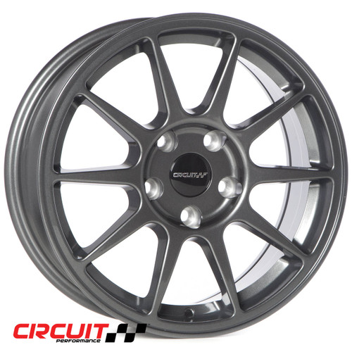 Circuit Performance CP23 16x7 Gloss Gun Metal 5x114.3 [+35mm] - Enjuku ...