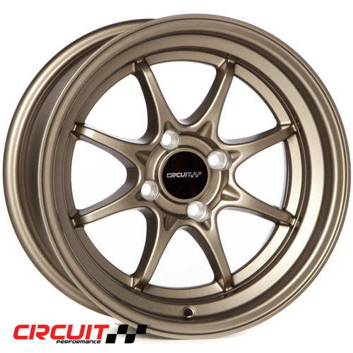 Circuit Performance CP40 15x8 Full Matte Bronze 4x100 [+25mm] - Enjuku ...