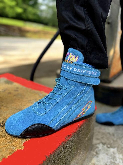 BridgeMoto FuryKai SFI Driver Shoe - Aqua - Enjuku Racing
