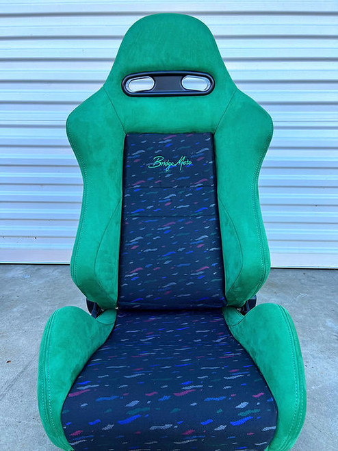 BridgeMoto Green GT-Sport Confetti Collection - Enjuku Racing