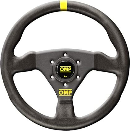 OMP Trecento Steering Wheel - Small Suede (Black) | Enjuku Racing