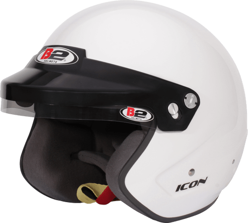 B2 Helmets ICON WHITE XL (61-61+) SA2020 - Enjuku Racing