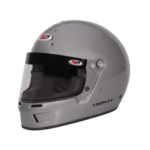 B2 Helmets VISION EV METALLIC SILVER XLG(61-61 +) | Enjuku Racing