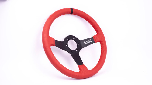 Grip Royal Brute – 350mm – Red Perforated Leather – Black TDC - Enjuku ...