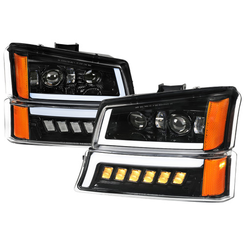 Spec-D 2003-2007 Chevrolet Silverado Avalanche LED Projector DRL ...