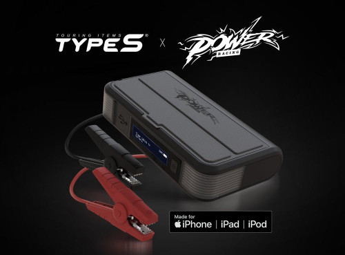 TYPE S - 8000mAh Wireless Jump Starter with Built-in USB-C Cable - Mike ...