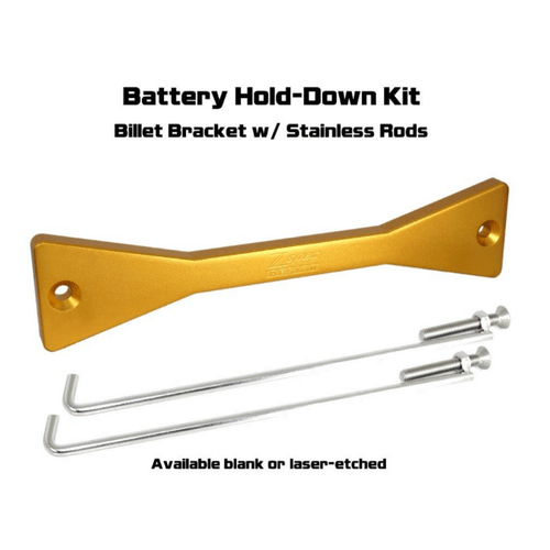 ZSPEC Battery Hold Down/Bracket for Nissan Titan A61, Anodized Billet ...