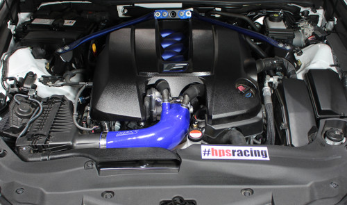 HPS Performance Blue Reinforced Silicone Post MAF Air Intake Hose Kit ...