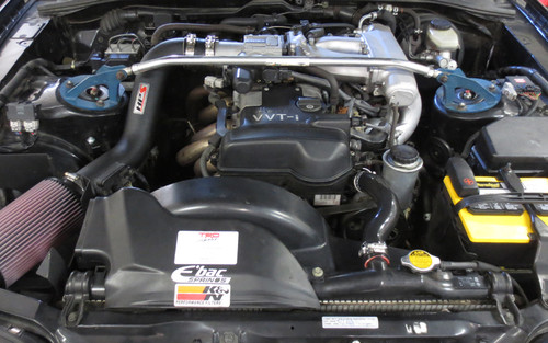 HPS Performance Black Reinforced Silicone Radiator Hose Kit Coolant for ...