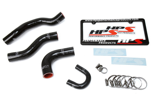 HPS Performance Black Reinforced Silicone Radiator Hose Kit Coolant for ...