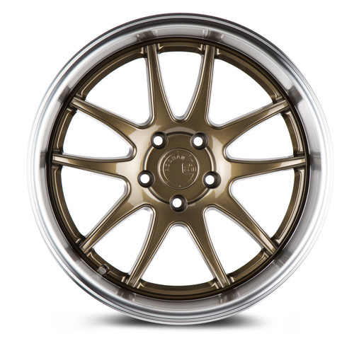 Aodhan Wheels Ds02 19x11 5x114.3 +22 Bronze w/Machined Lip - Enjuku Racing