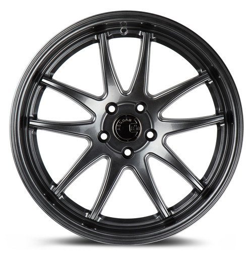 Aodhan Wheels Ds02 18x9.5 5x114.3 +30 Hyper Black - Enjuku Racing