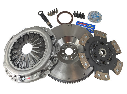 ER - Clutch Package - White Bunny Kit VQ35DE 6 Puck Clutch Kit + Rear ...