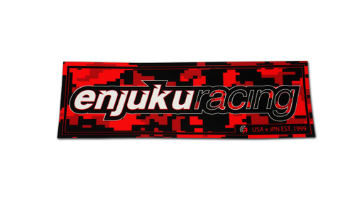 Enjuku Racing - Digital Red Camo Sticker - Enjuku Racing