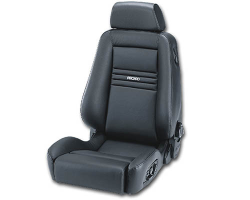 Recaro Ergomed ES Driver Seat - Black Leather/Black Leather - Enjuku Racing